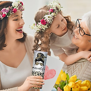 LIERIE8888 Mom Tumbler With Straw, Best Mom Ever Gifts Mom Life Tumbler, Mama Tumbler with Lid and Straw, Mothers Day Gifts, Mama Cups Tumbler with Straw, Tumbler Mom, Mom Cups with Lid and Straw