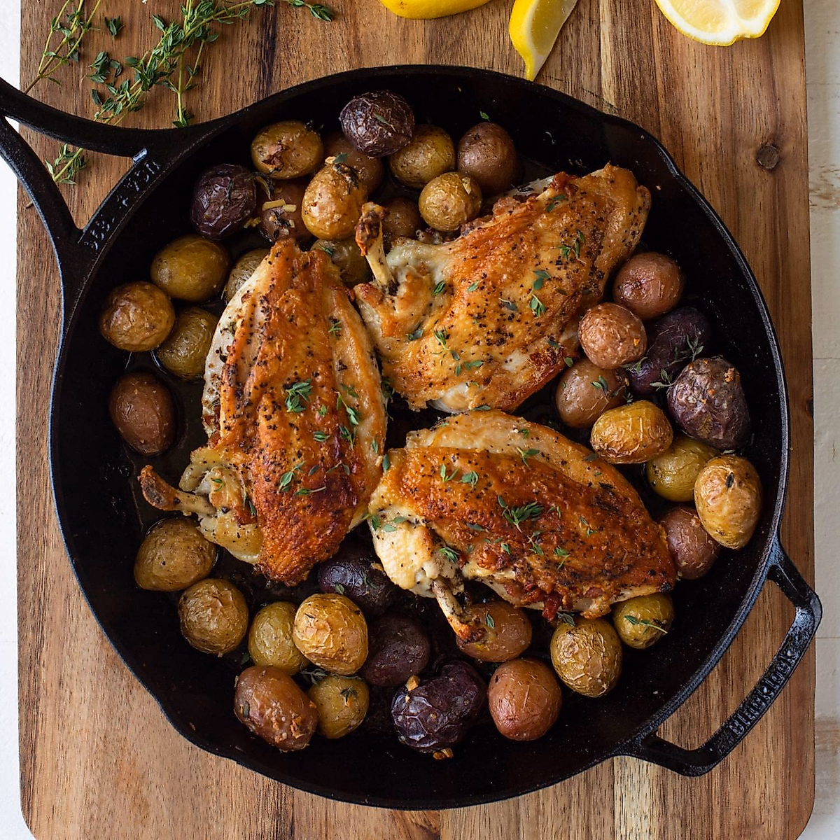 Lodge Blacklock 12" Triple Seasoned Cast Iron Skillet - Preseasoned Cast Iron Skillet Pan - Easy Cleanup - Lightweight Design - Cast Iron Cookware - Premium Cast Iron Skillets