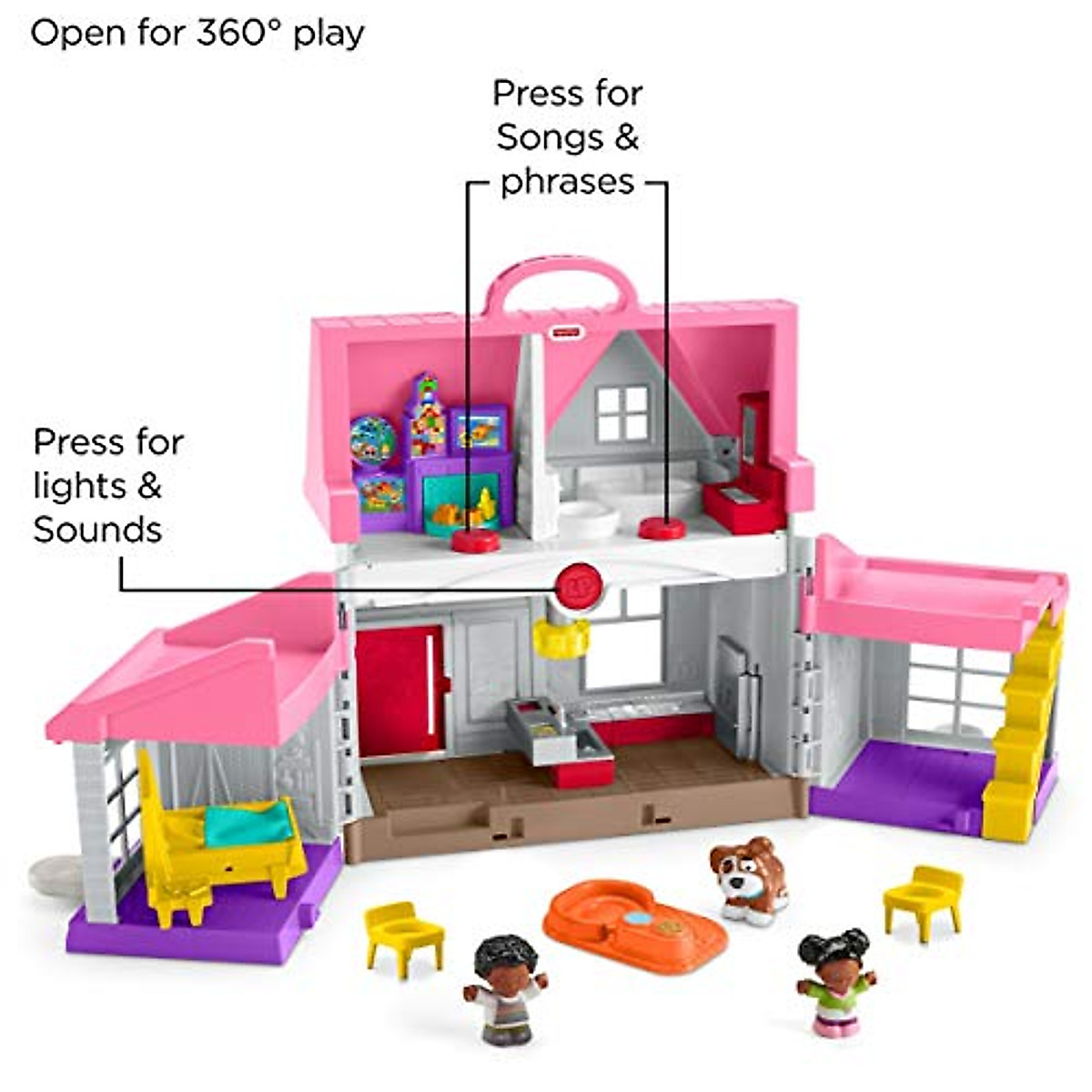 Fisher-Price Little People Big Helpers Home, Pink