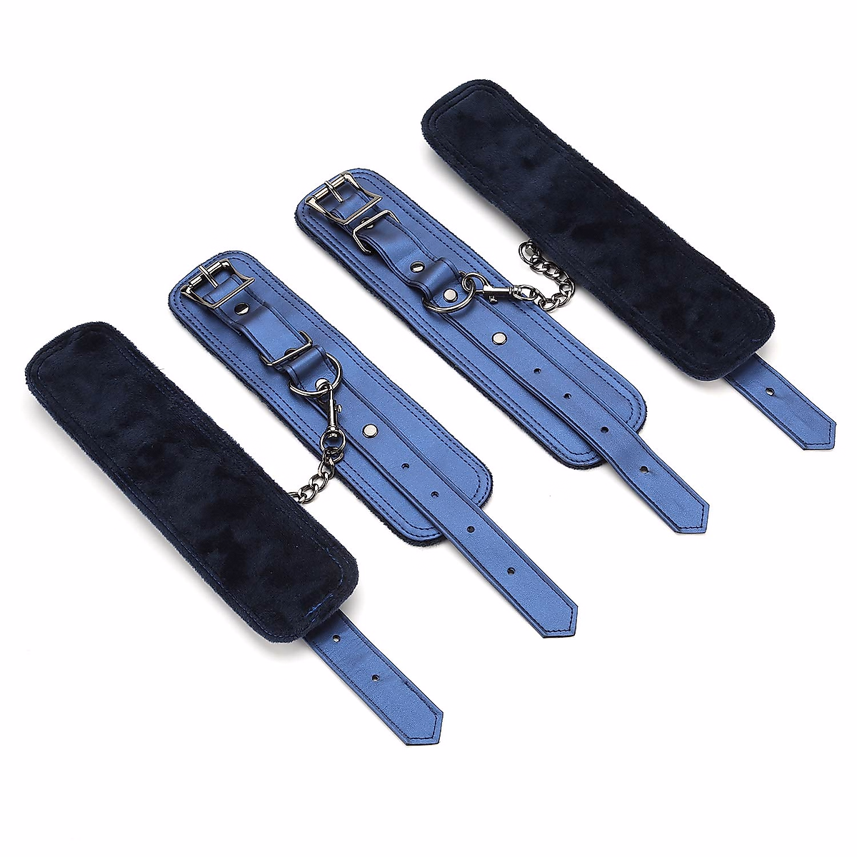 EXREIZST black single bar and 4 gold straps set, black and gold