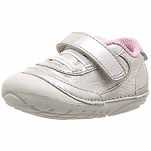 Stride Rite baby girls Soft Motion Jazzy Sneaker, Champagne, 3.5 Infant US