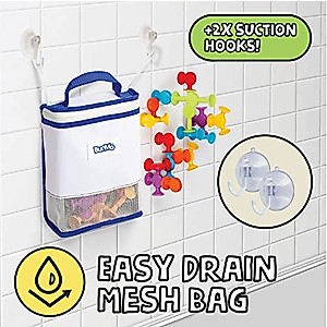 BUNMO Suction Bath Toys 24pcs | Connect, Build, Create | No Mold Bath Toy | Hours of Fun & Creativity | Stimulating & Addictive Sensory Suction Toy | No Hole Bath Toy | Mold Free Bath Toys