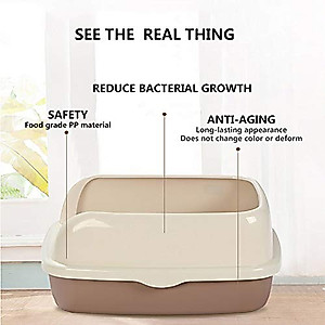 Cat Litter Tray Semi-Closed Drawer from The Makers of Self-Cleaning Significantly Reduces Cleaning Time with Cat Litter Scoop