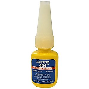 Loctite 404 442-46551 0.333oz Quick Set Instant Adhesive, Clear Color