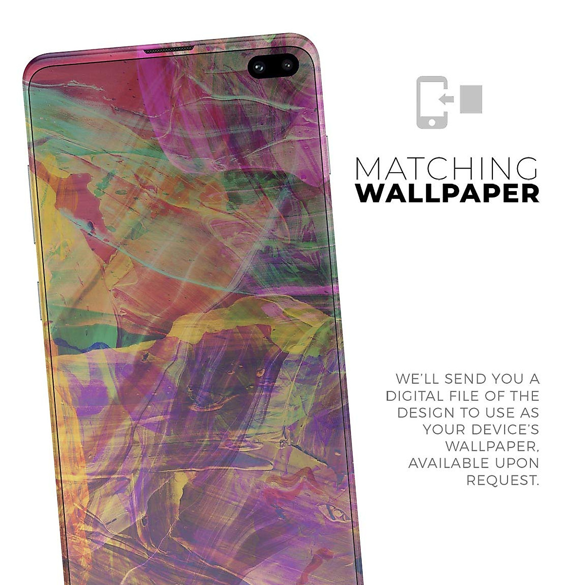 DesignSkinz Liquid Abstract Paint Remix V71 Protective Vinyl Decal Wrap Skin Cover Compatible with The Samsung Galaxy S20 (Screen Trim & Back Glass Skin)