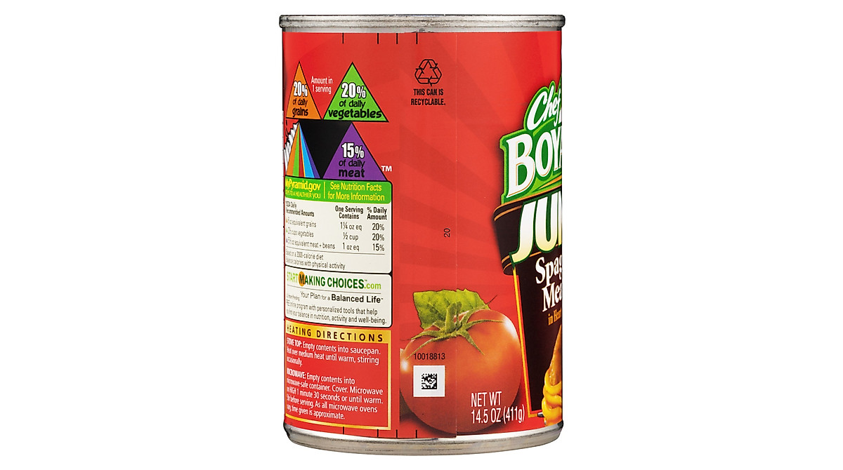 Chef Boyardee Jumbo Spaghetti & Meatballs Pack of 6 | Quick & Tasty Meal
