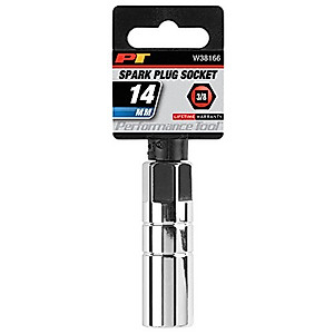 Performance Tool W38166 3/8-Inch Drive 14mm Spark Plug Socket