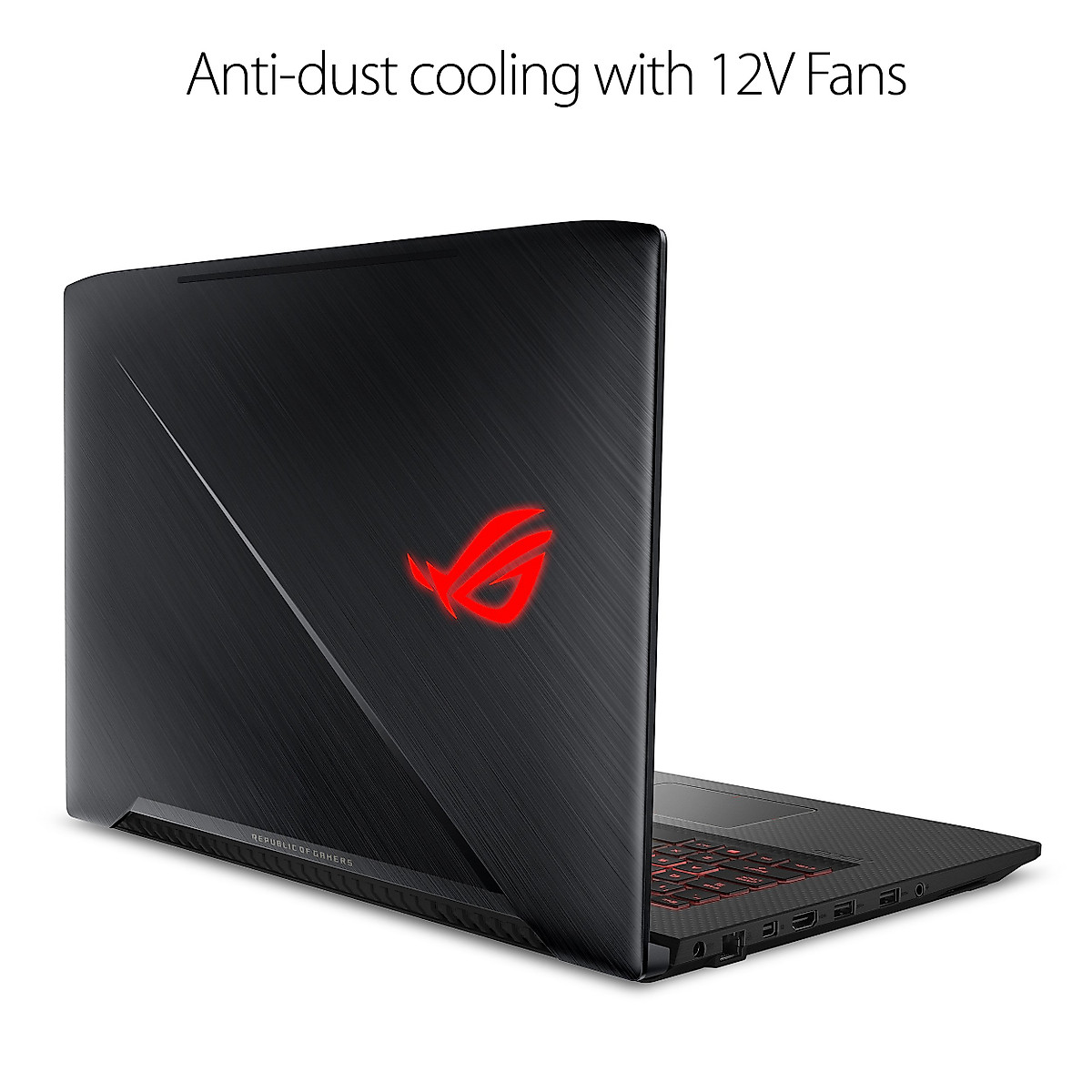 ASUS ROG Strix SCAR Edition GL703GE Gaming Laptop, 17.3” 120Hz Full HD 3ms, 8th Gen Intel Core i7-8750H Processor, GTX 1050 Ti 4GB, 16GB DDR4, 256GB SSD + 1TB HDD, Windows 10 Home, GL703GE-AS74