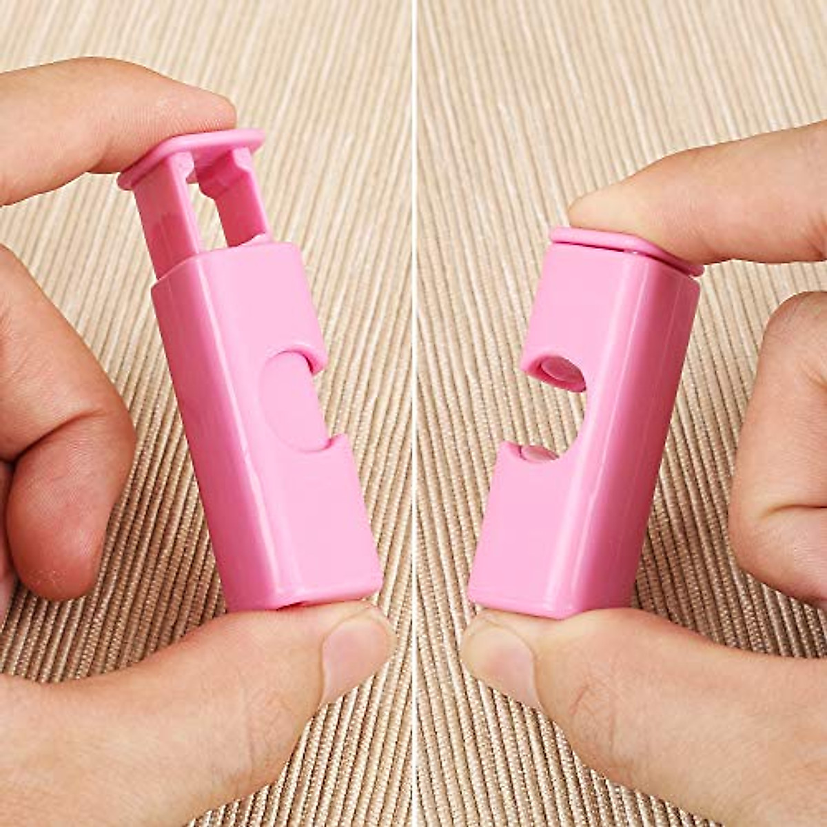 Cozihom Bread Bag Clips, Bagel Bag Clips, Slip Grip Easy Squeeze & Lock, 12 Pack