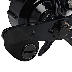 Abu Garcia MaxToro Digital Line Counter Low Profile Baitcast Fishing Reel, Black, 50LP