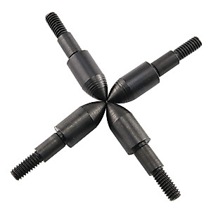 E-outstanding Field Point 12PCS 100Grain Screw on Archery Arrow Practice Bullet Tips Arrowheads