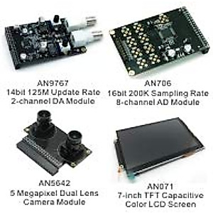 ALINX Brand Xilinx Zynq-7000 ARM/Artix-7 FPGA SoC Development Board Zedboard (AX7020, FPGA Board with DA/AD/Camera/LCD Module)