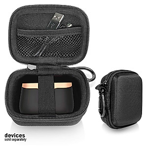 alltravel Protective case for Sony WF-1000XM3 Industry Leading Noise Canceling Truly Wireless Earbuds, with Full Protection from Shock, Shake, Scratch and Drop (Black case)