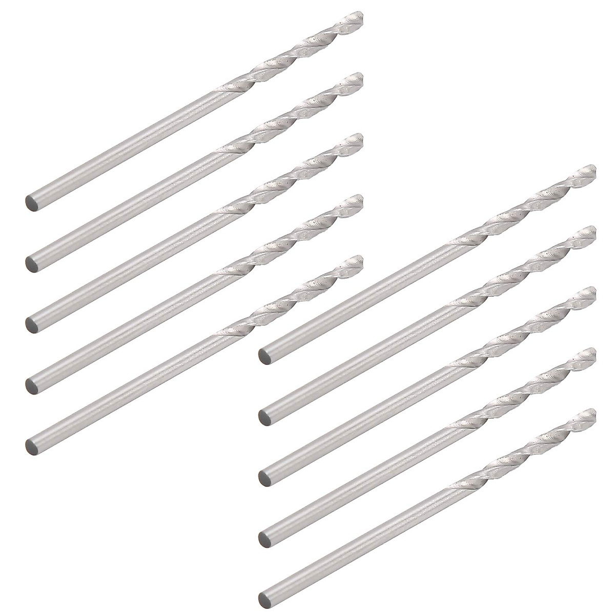 Micro Drill Bit Set, Jewelry Drill 10Pcs 1.75mm Hand Drill Drill Bit Straight Shank Drill Bit Micro Mini Drill Bit Set Small Drill Bits Pin Vise Hand Drill for Pin Vise Hand Drill