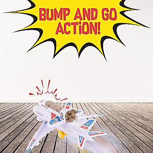 Electric Airplane Space Shuttle Carrier Transporter Bump and Go Kids Action Toy - Big Model Jumbo Jet with Flashing 3D Lights and Realistic Aircraft Plane Sounds