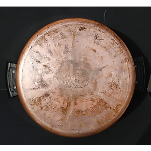 Revere Ware Pre-'68 Double Ring 6 Quart Stainless Steel Copper Bottom Stockpot with Dome Lid