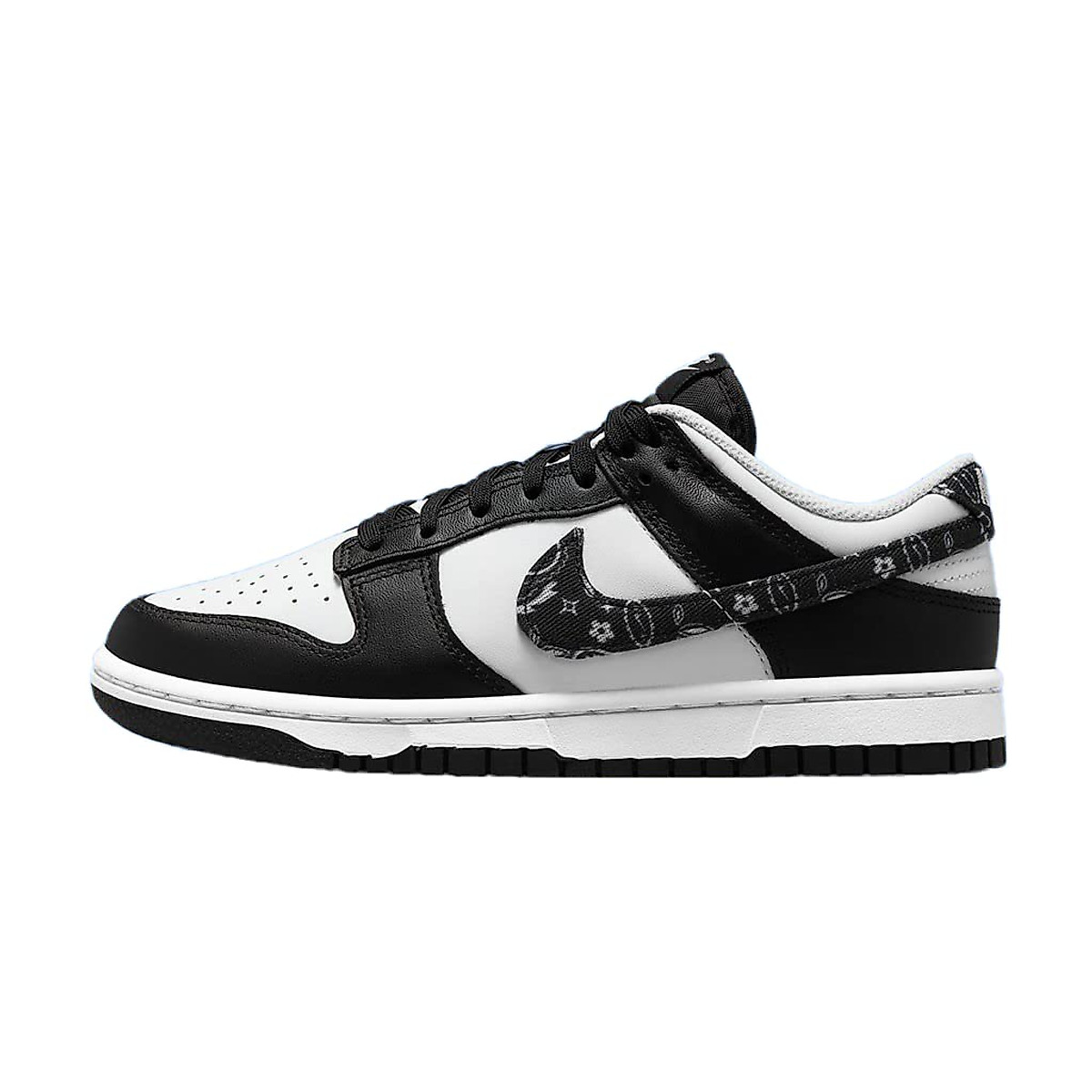 Nike Womens WMNS Dunk Low ESS DH4401 100 Black Paisley - Size 7W