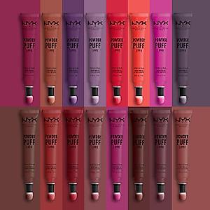 NYX PROFESSIONAL MAKEUP Powder Puff Lippie Lip Cream, Liquid Lipstick - Cool Intentions (Light Brown With Pink Undertones)