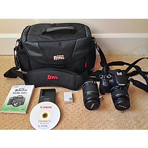 Canon EOS Rebel T2i 18 MP CMOS APS-C Digital SLR Camera with EF-S 18-55mm f/3.5-5.6 IS Lens + Canon EF-S 55-250mm f/4.0-5.6 IS Telephoto Zoom Lens