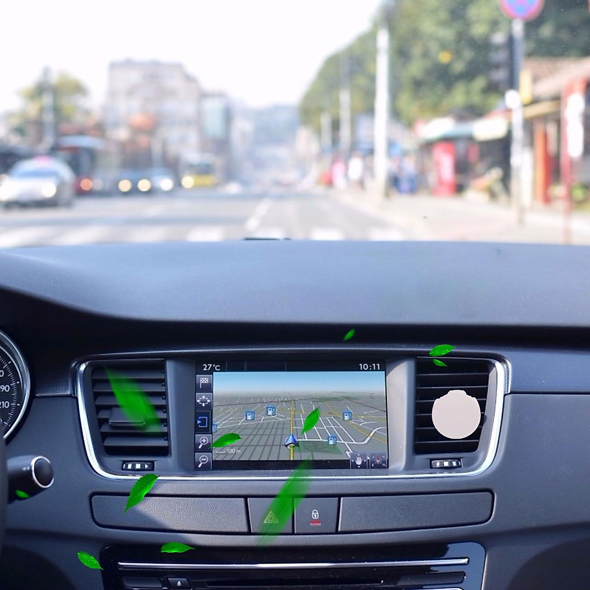 Veemoon 100pcs Air Outlet Clip Automatic Air Accessories Vent Clip for Home Car Vent