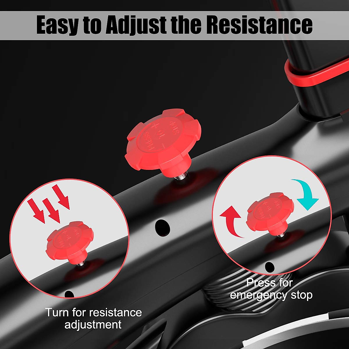 Goplus Indoor Cycling Bike, Upright Stationary Exercise Bicycle with Resistance Adjustment & Heart Rate Monitor, Adjustable Workout Belt Dive Bike for Home/Office/Gym, Black