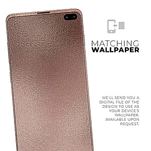 DesignSkinz Rose Gold Digital Foiled Surface V1 Protective Vinyl Decal Wrap Skin Cover Compatible with The Samsung Galaxy S20 (Screen Trim & Back Glass Skin)