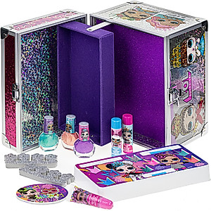 LOL Surprise Kids Makeup Kit for Girls, Real Washable Beauty Toy Makeup Set, Girls Beauty Gift, Play Makeup and Pretend Play Toys Ages 3 and Up, Townley Girl