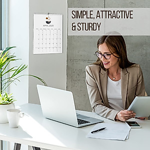 Beautiful 2023 Abstract Design Wall Calendar - Runs Until July 2024 - The Perfect Office Supplies for Women With Monthly Boho Decor Designs for Easy Planning