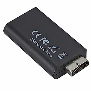 Finera PS2 to HDMI Converter Adapter, Video Converter PS2 to HDMI with 3.5mm Audio Output for HDTV HDMI Monitor Supports All PS2 Display Modes