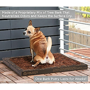 Bark Potty Disposable Dog Potty - Multi-Use, Odor Neutralizing, Non-Leaking - Lasts for Weeks - Indoor/Outdoor