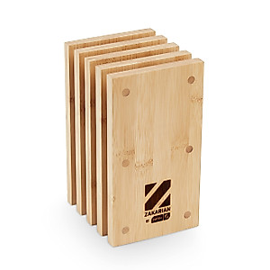 DASH Zakarian by DASH Magnetic Bamboo Knife Block for Holding and Displaying Knives