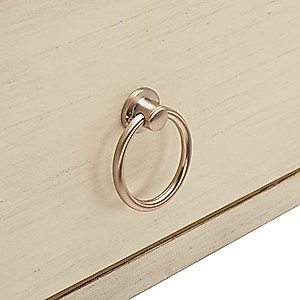 SAFAVIEH Home Collection Sadie Contemporary Antique White 2-Drawer Console Table (Fully Assembled)