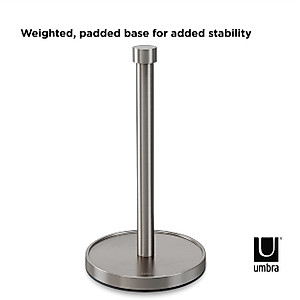 Umbra Cappa Paper Towel Holder, Nickel