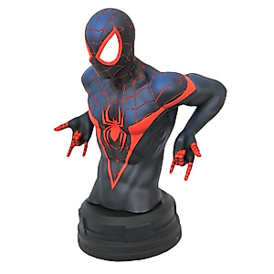 Diamond Select Toys Marvel Comic: Miles Morales 1:7 Scale Bust, Multicolor, 6 inches