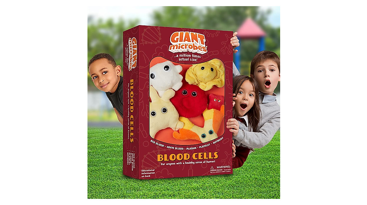 Giantmicrobes Blood Cells Plush Gift Box | Educational Lab Gifts