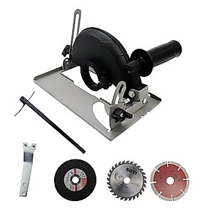Dnyta Angle Grinder Holder Angle Grinder Base 45 Degree Adjustable Angle Grinder Accessories Shield Cover for 100-125mm Angle Grinder Adjustable Angle Grinder Bracket