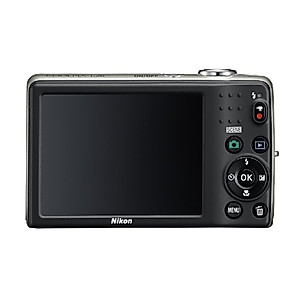 Nikon COOLPIX L26 16.1 MP Digital Camera with 5x Zoom NIKKOR Glass Lens and 3-inch LCD (Silver) (OLD MODEL)
