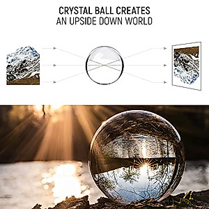 NEEWER K9 Crystal Ball for Lens, 3 Packs Glass Balls for Photo Effects with Stand, Pouch & Box, Photography Accessories Prop and Decoration (60mm/2.36", 80mm/3.15", 100mm/3.94")