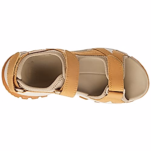 Timberland Women's Lincoln Peak Strap Sandal, Wheat Leather, 8
