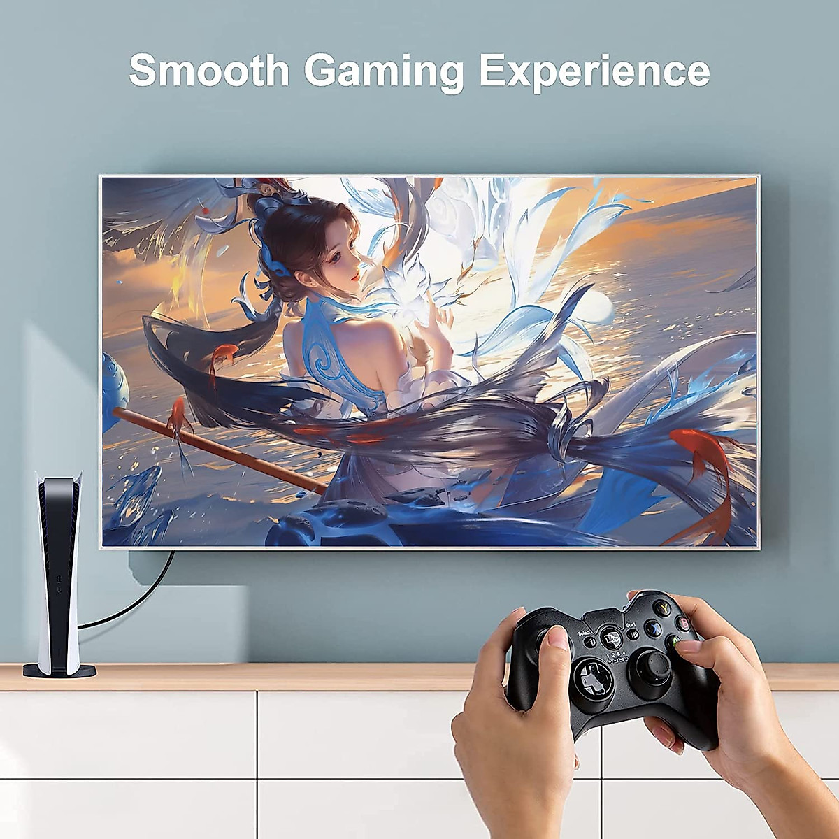 CableCreation Cat 6 Ethernet Cable 5 Pack 1ft, Internet Network Cords Patch LAN Cable, 23 AWG High Speed RJ45 Wire for Router, Modem, Computer, Short Ethernet Cable1 FT, Blue