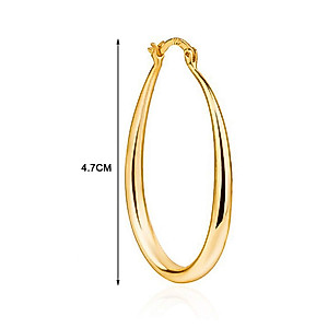 Aland Fashion Women's Ear Cuff Wrap Jewelry Silver Plate U Shape Hoop Dangle Earrings Gift