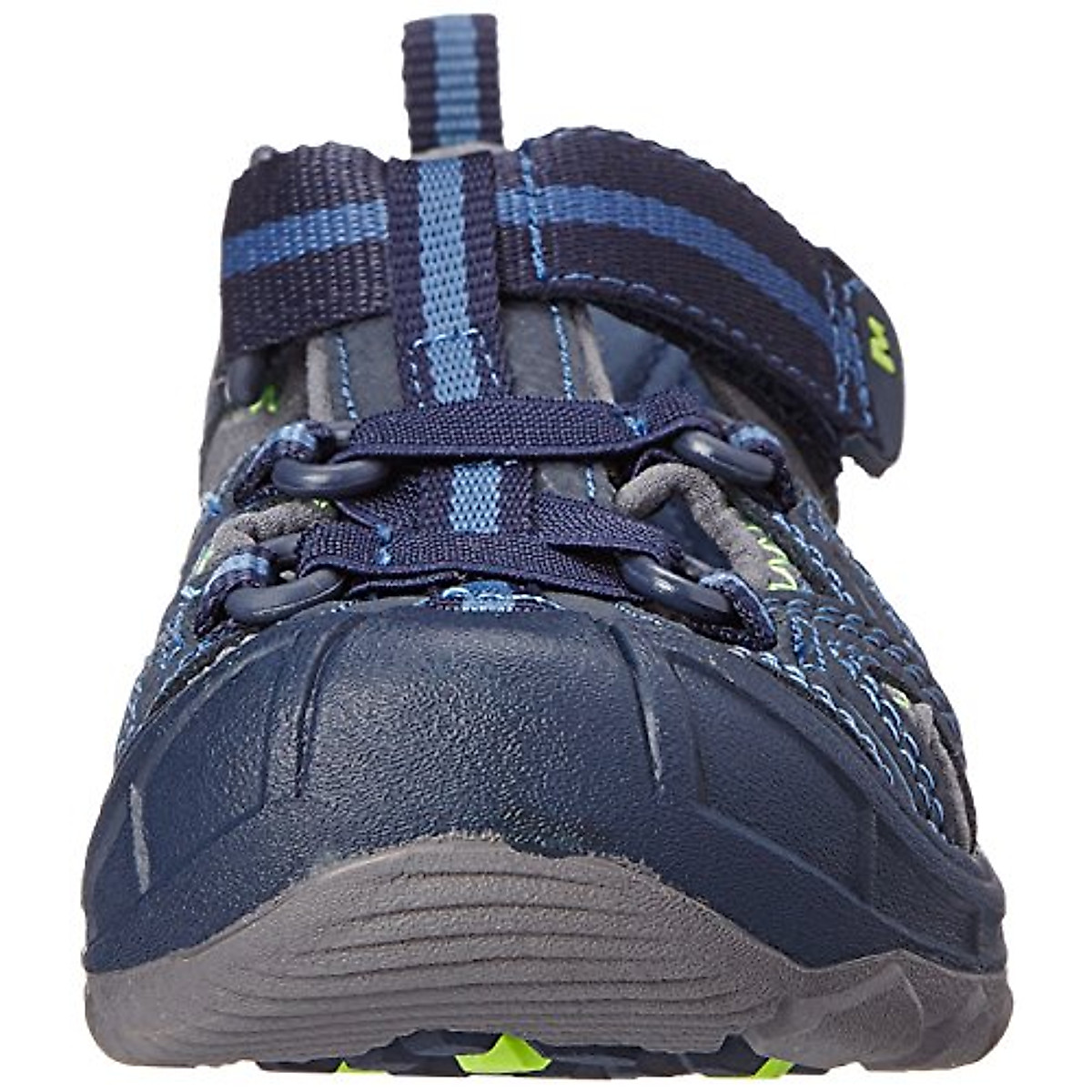 Merrell Hydro Sport Sandal, Navy/Green, 9 US Unisex Little Kid