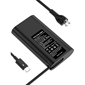 65W 45W USB C Laptop Charger for Dell Latitude 5420 5520 7420 7390 7400 7410 E5420 5320 7320 7370 5289 XPS 13 7390 9350 9360 9365 9370 Chromebook 3100 5190 Charger Type-C AC Adapter Power Supply Cord