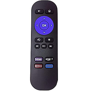 Remote Compatible with Roku Express 3700 3900 3930, Roku Premiere 2500R 2700R 2450XB 4620XB 4210XB 3900R, Roku 1 2 3 4 HD LT XS XD Boxes, Not Roku Stick, Not for Roku TV