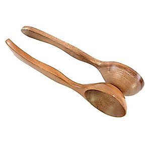 Pea Patch Mahogany Musical Spoons (Gumbo Style), Long - w/free instruction booklet