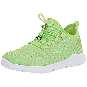 Propét Women's TravelBound Sneakers, Green Apple, 10 X-Wide US