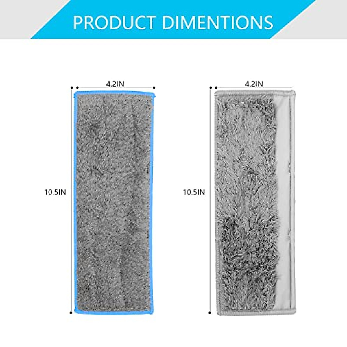 Garbage fighter Mopping Pads Replacement for iRobot Braava Jet M6 (6012) (6110) (6112) (6113) - 10 Pack Washable Reusable Sweeping Cloth Pads - Wi-Fi Connected Robot Mop (5 Wet Pads and 5 Dry Pads)