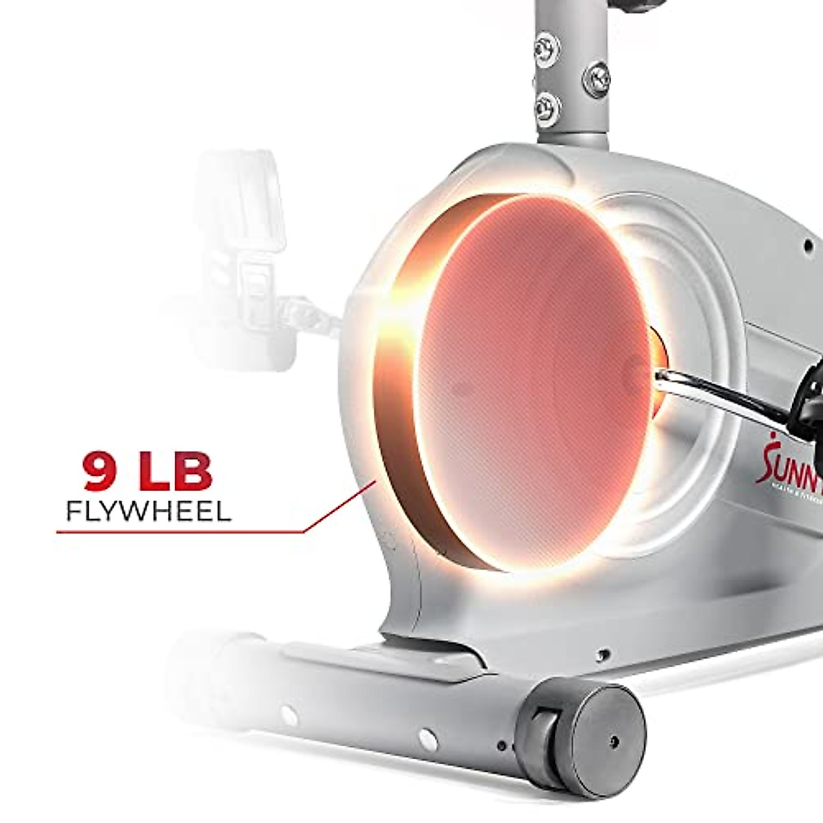 Sunny Health & Fitness Essentials Series Magnetic Smart Recumbent Bike with Exclusive SunnyFit App Enhanced Bluetooth Connectivity – SF-RB422003