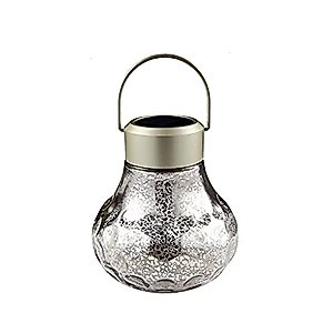 Solar Light Outdoor Home Garden Waterproof Hanging Light Garden Balcony Decoration Creative Fashion Glass Chandelier
