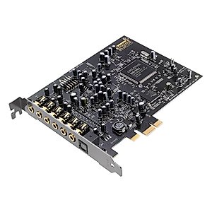 Creative Sound Blaster Audigy PCIe RX 7.1 Sound Card with High Performance Headphone Amp